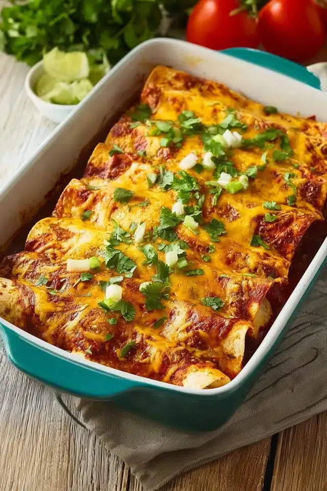 Flavor-Packed Low-Calorie High-Protein Enchiladas You'll Love