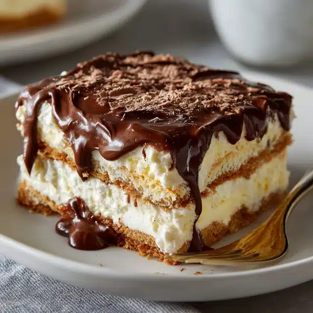 No-Bake Eclair Cake